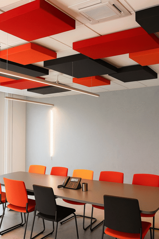 20mm Akustik Kumaş Duvar Paneli - Aksa Fabric Panels