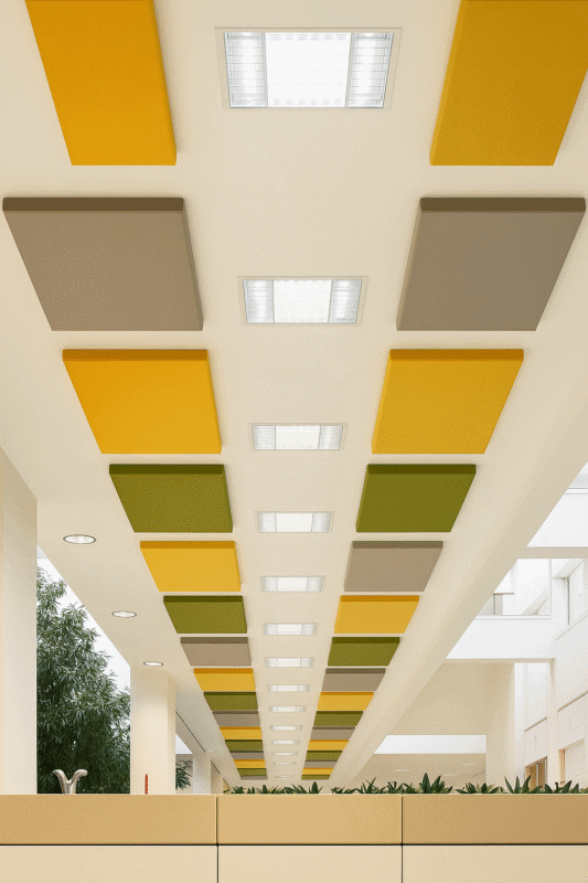 20mm Akustik Kumaş Duvar Paneli - Aksa Fabric Panels