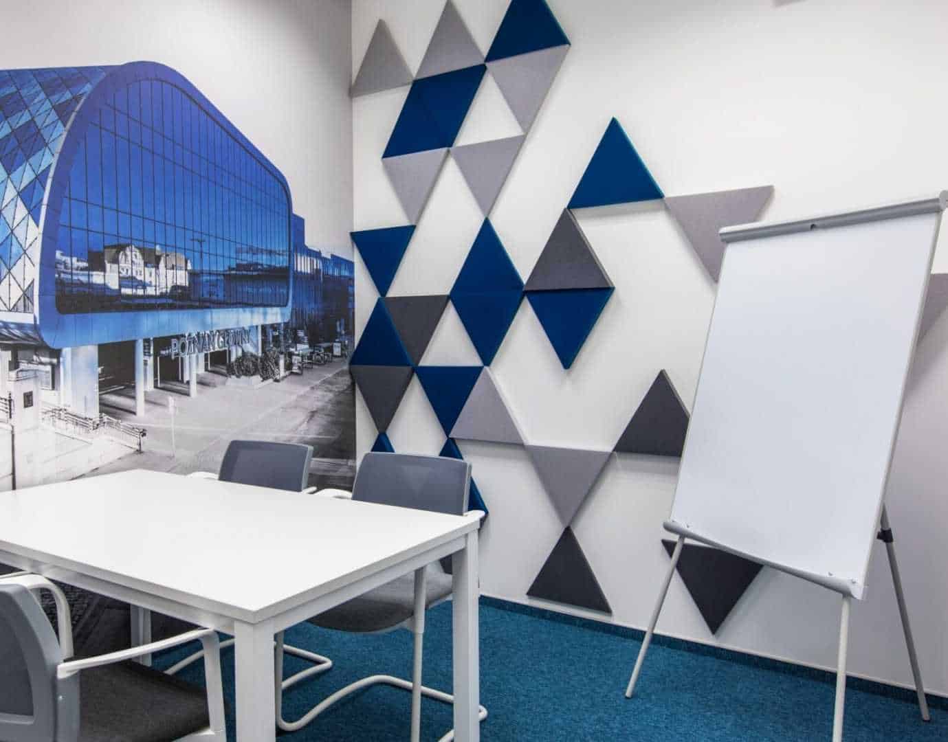 Akustik Üçgen Duvar Paneli - Aksa Fabric Panels