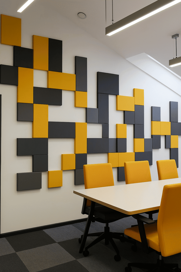 40mm Akustik Kumaş Duvar Tavan Paneli - Aksa Fabric Panels